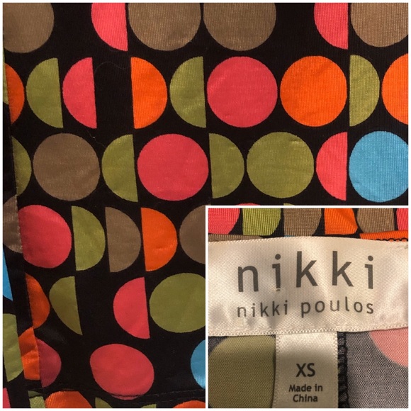 Nikki Poulos | Dresses | Nikki Poulos Pop Art Wrap Dress Flutter ...